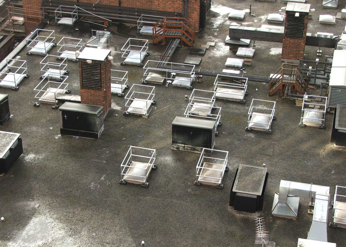 Kee Dome® Skylight Railing - Fall Protection Railing for Skylights ...