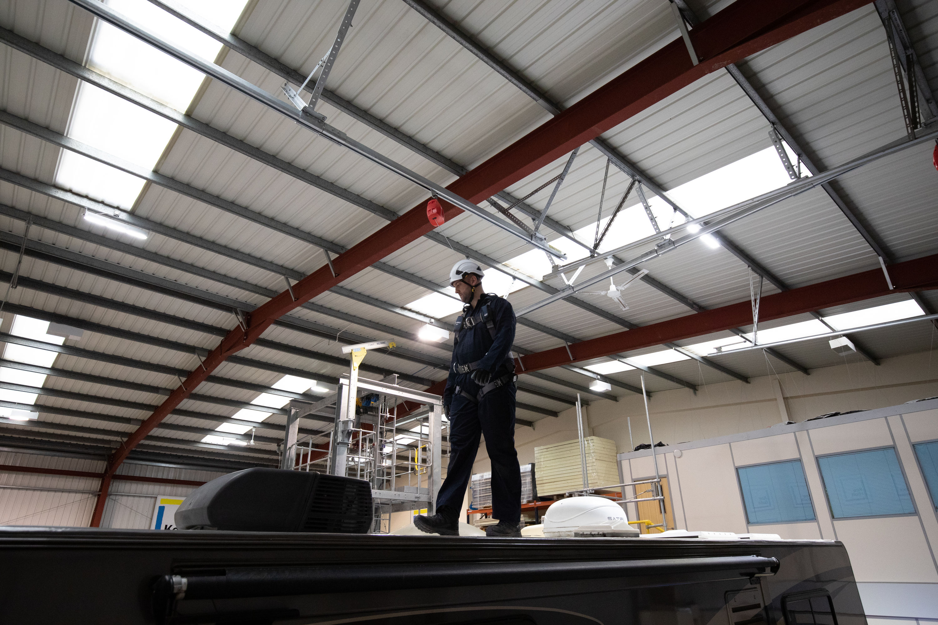 Flatbed Fall Protection Cable System Flatbed Fall Protection – The